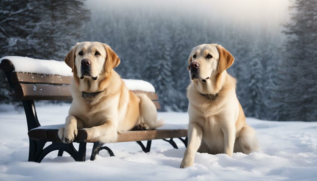 Labradores en el frío: Comprender sus límites
